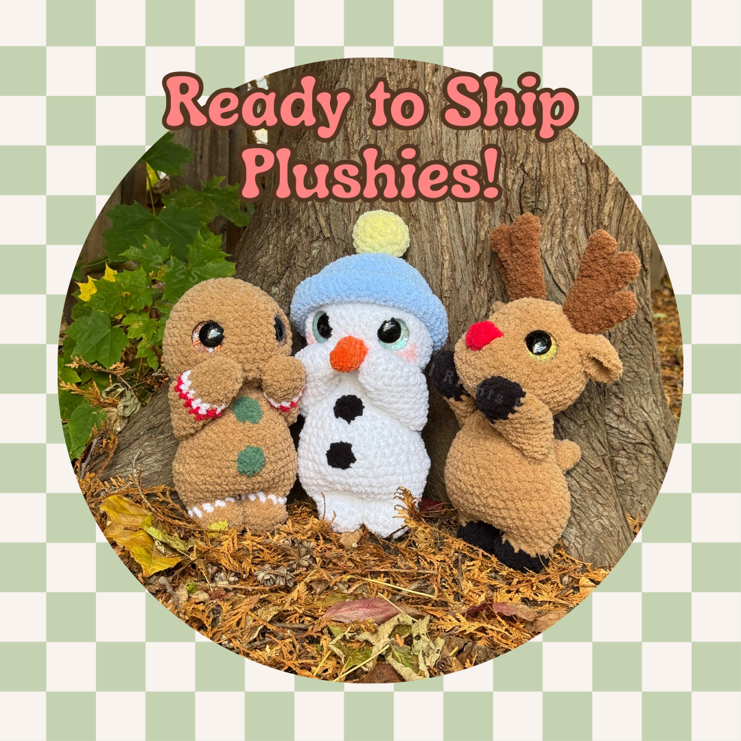 Ready to Ship Plushies – Red Mills Crochet